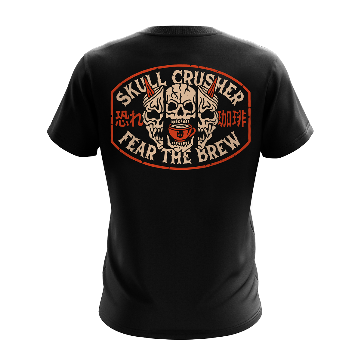 Split Skull T-Shirt – Skull Crusher Coffee