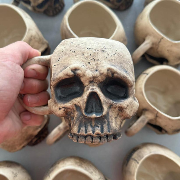 Skull Mug - Bone Edition – Skull Crusher Coffee
